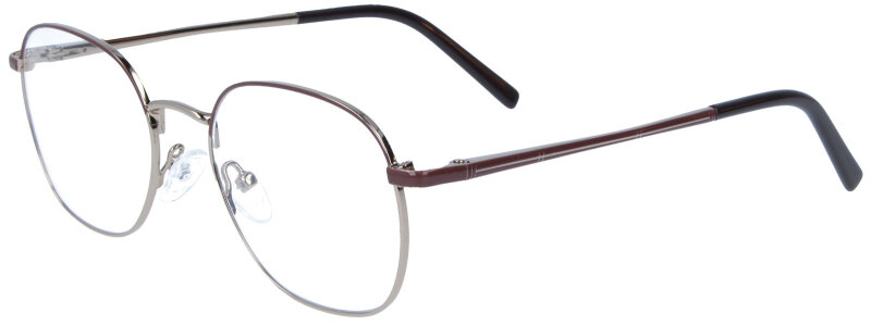 MERLIN in Braun mit angesagter Panto-Form, Federscharnier und individ ...